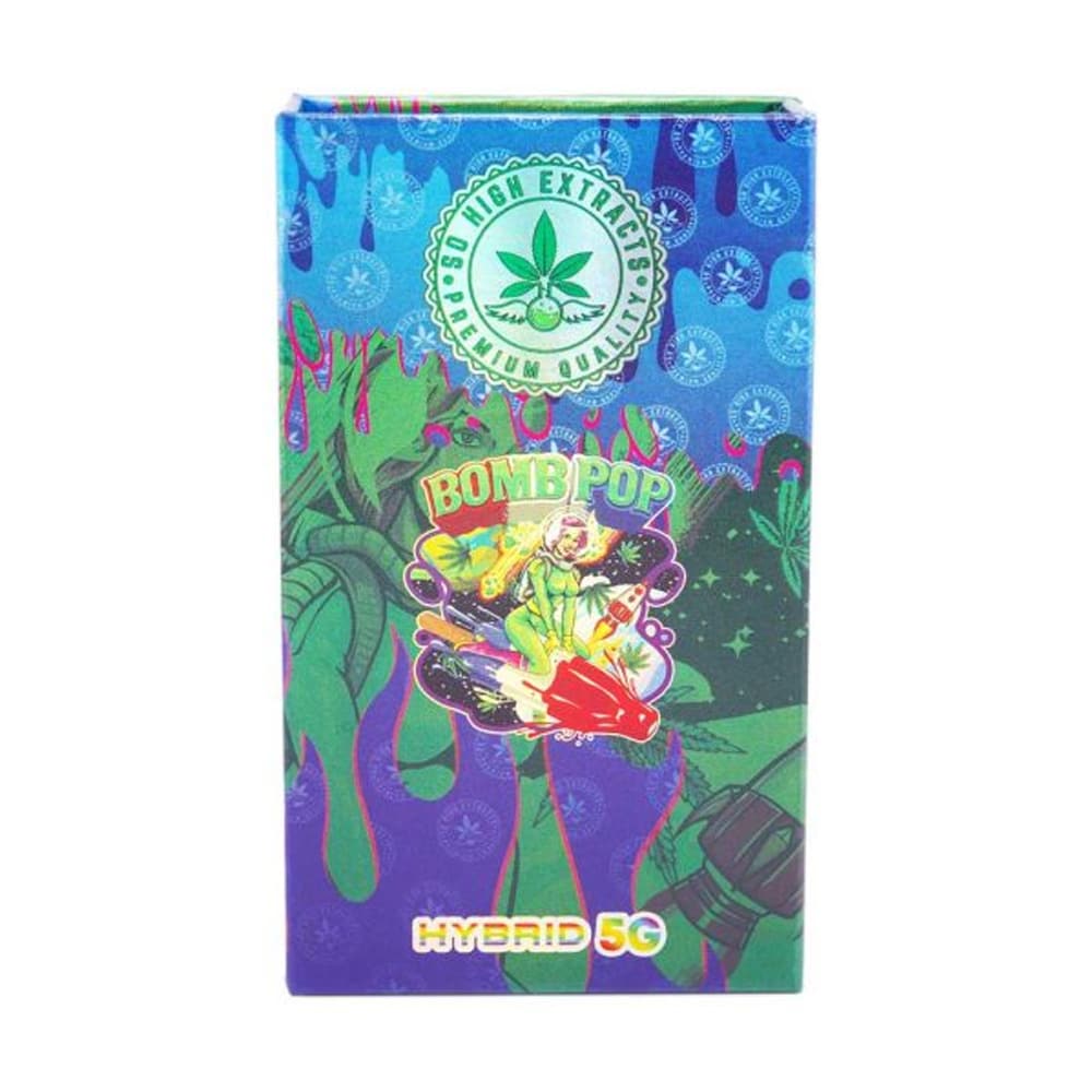 So High Extracts Premium Disposable Vape 5ml THC - Bomb Pop (Hybrid ...